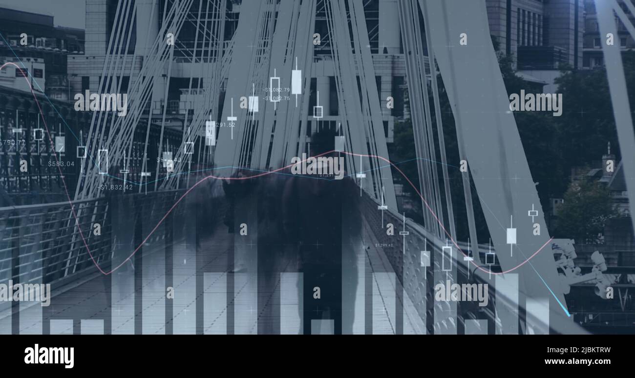 Time lapse people walking downtown hi-res stock photography and images ...