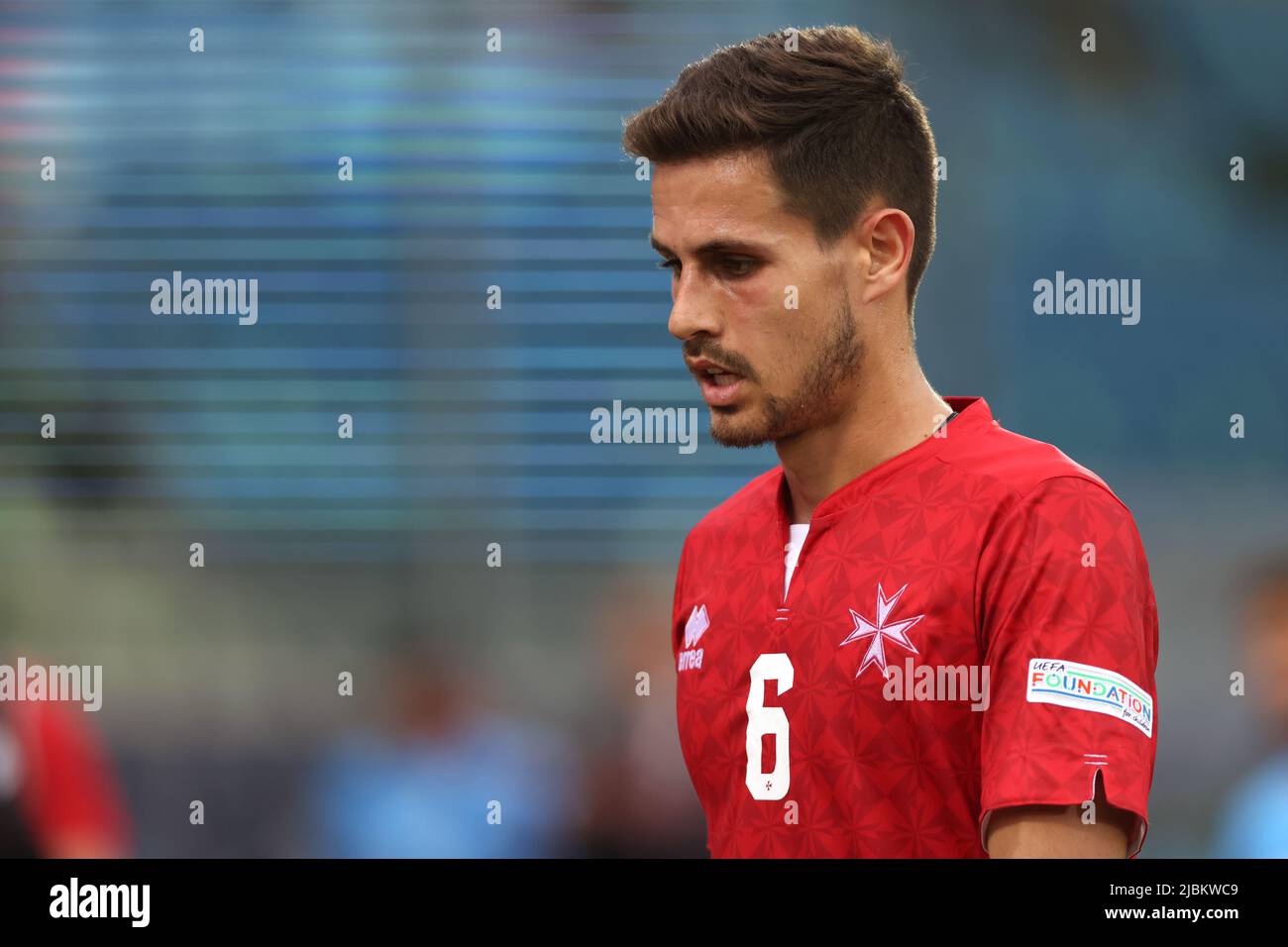 Serravalle, Italy, 5th June 2022. Matthew Guillaumier of Malta during ...