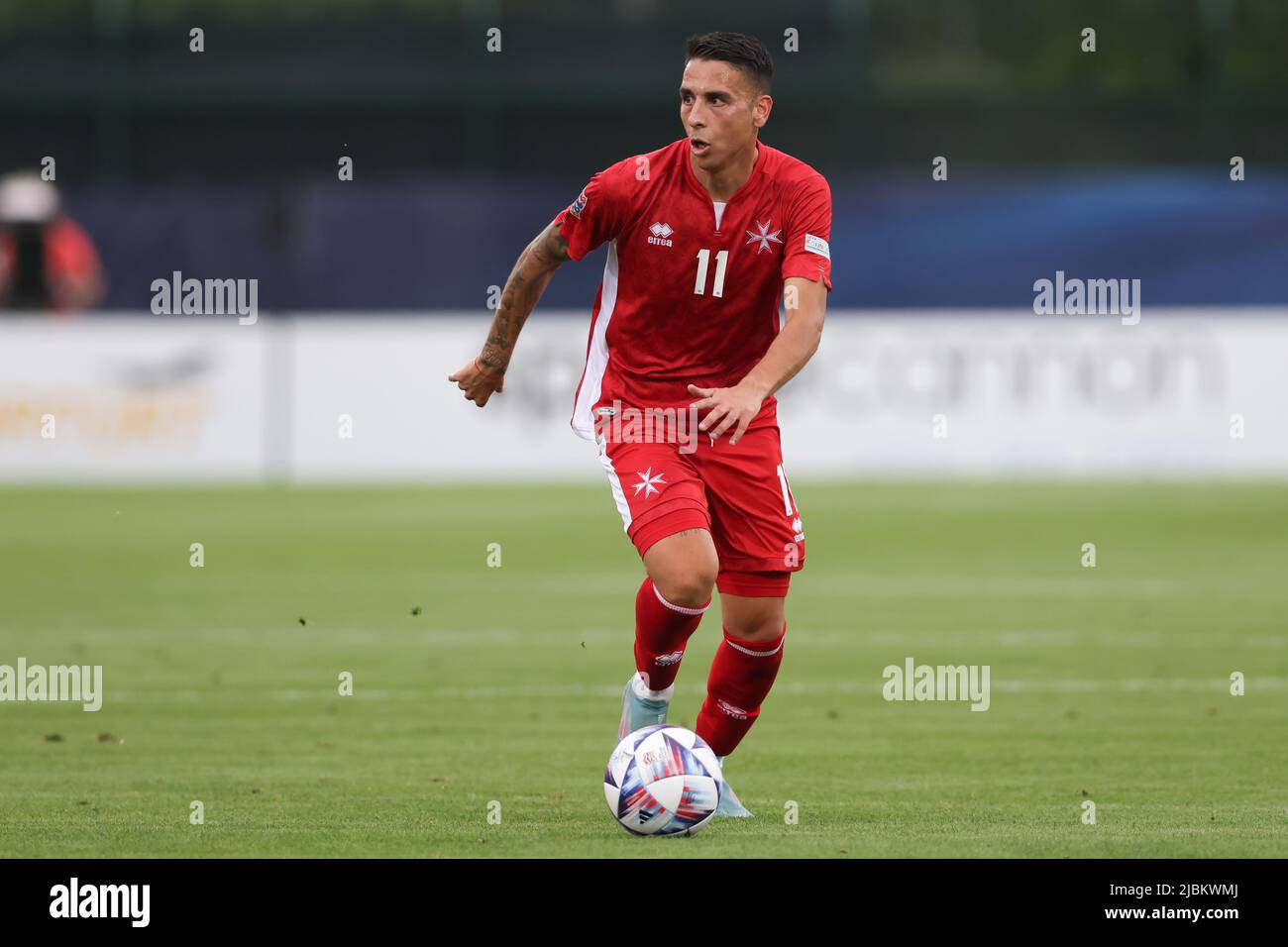 Serravalle, Italy, 5th June 2022. Brandon Paiber of Malta during the ...