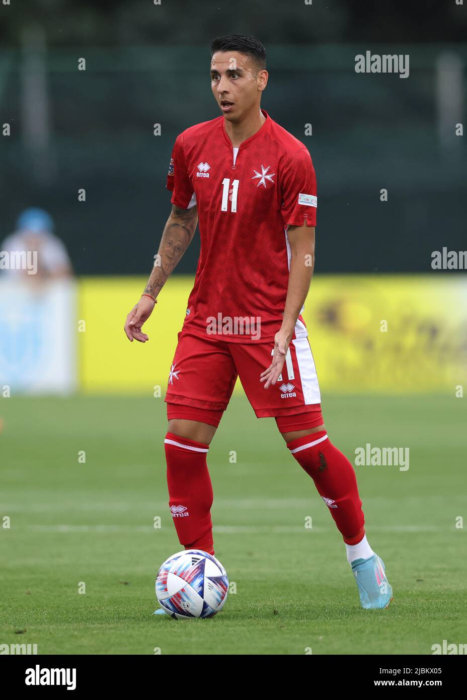 Serravalle, Italy, 5th June 2022. Brandon Paiber of Malta during the ...