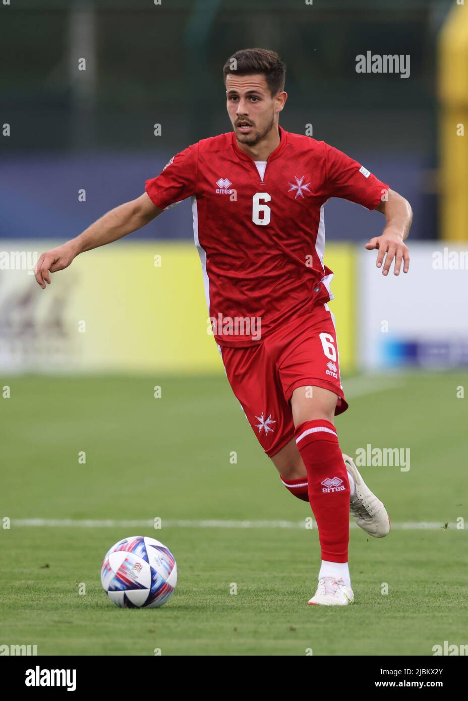 Serravalle, Italy, 5th June 2022. Matthew Guillaumier of Malta during ...
