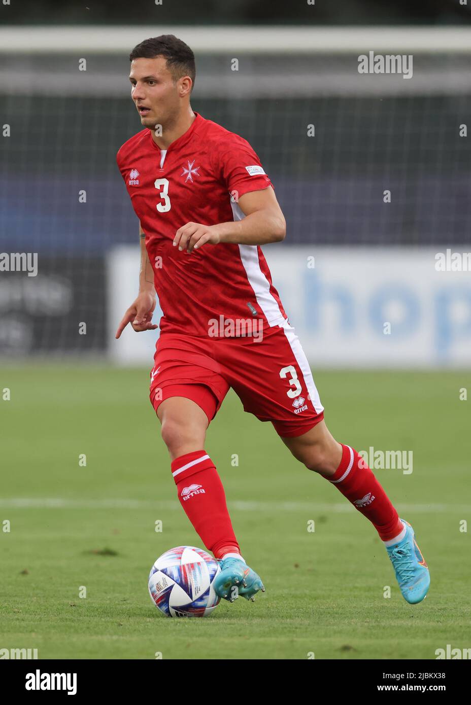 Serravalle, Italy, 5th June 2022. Jean Borg of Malta during the UEFA ...
