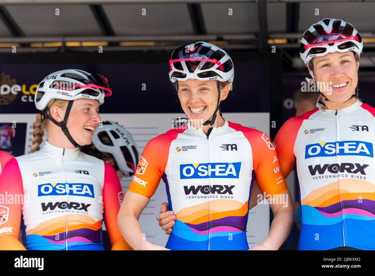 Maddie Wadsworth, Francesca Morgans-Slader, Emily Meakin of team AWOL O ...