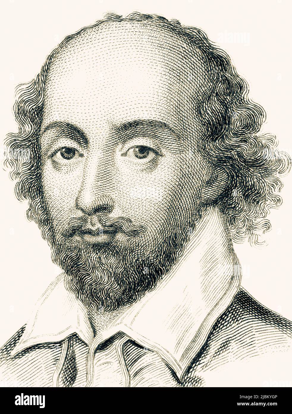 William Shakespeare, 1564 - 1616. English poet and playwright Stock ...