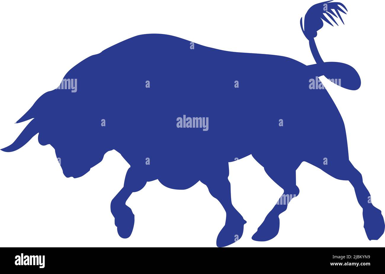 Black bull calf Stock Vector Images - Alamy