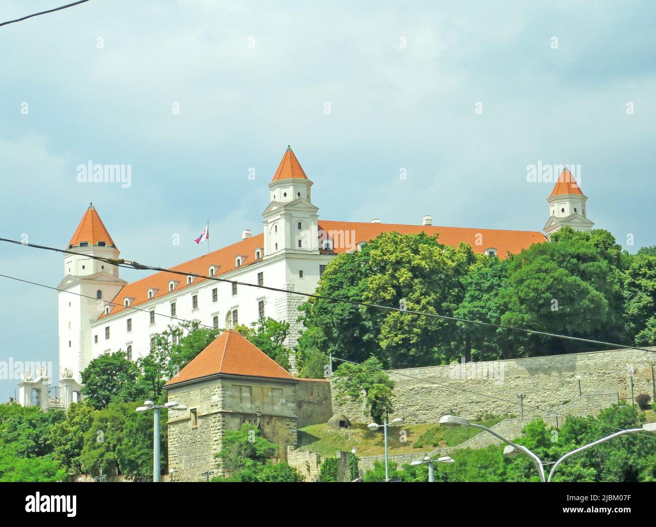 Bratislavský Hrad Castle, Bratislava, Slovakia, Europe Stock Photo - Alamy