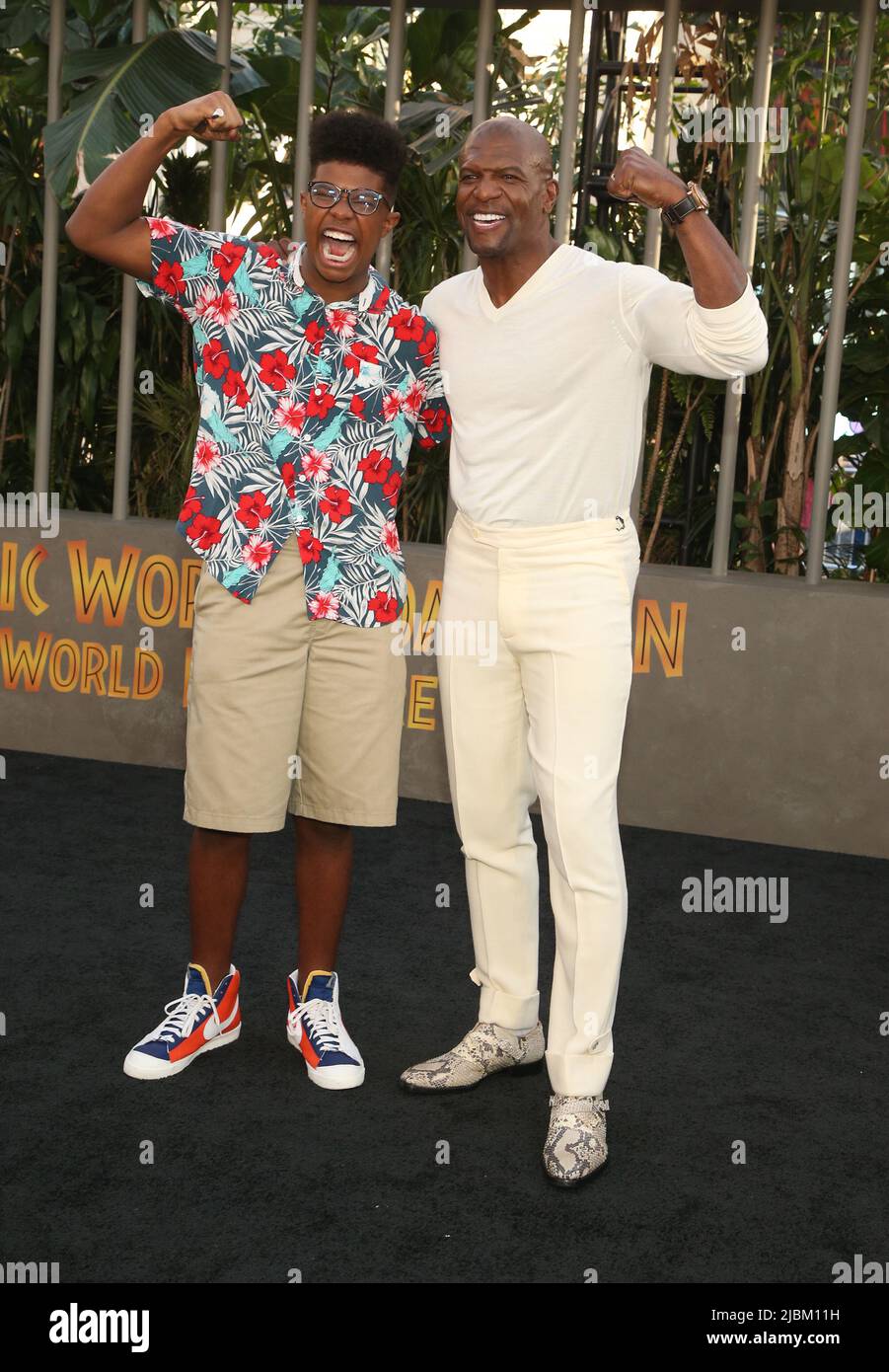 Hollywood, Ca. 6th June, 2022. Isaiah Crews, Terry Crews at the World ...