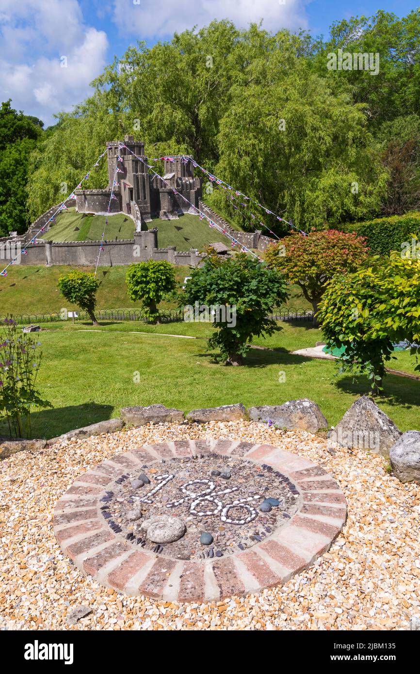 Corfe Castle Model Village at Corfe Castle, Dorset UK in June Stock ...