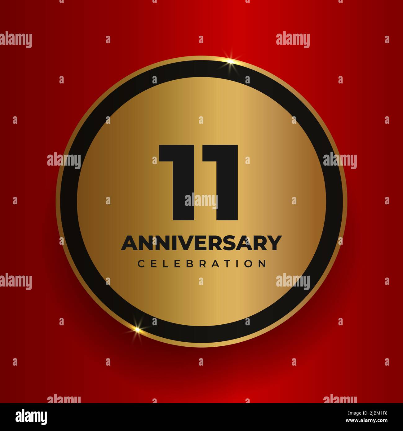 11 years anniversary celebration background. Celebrating 11th ...