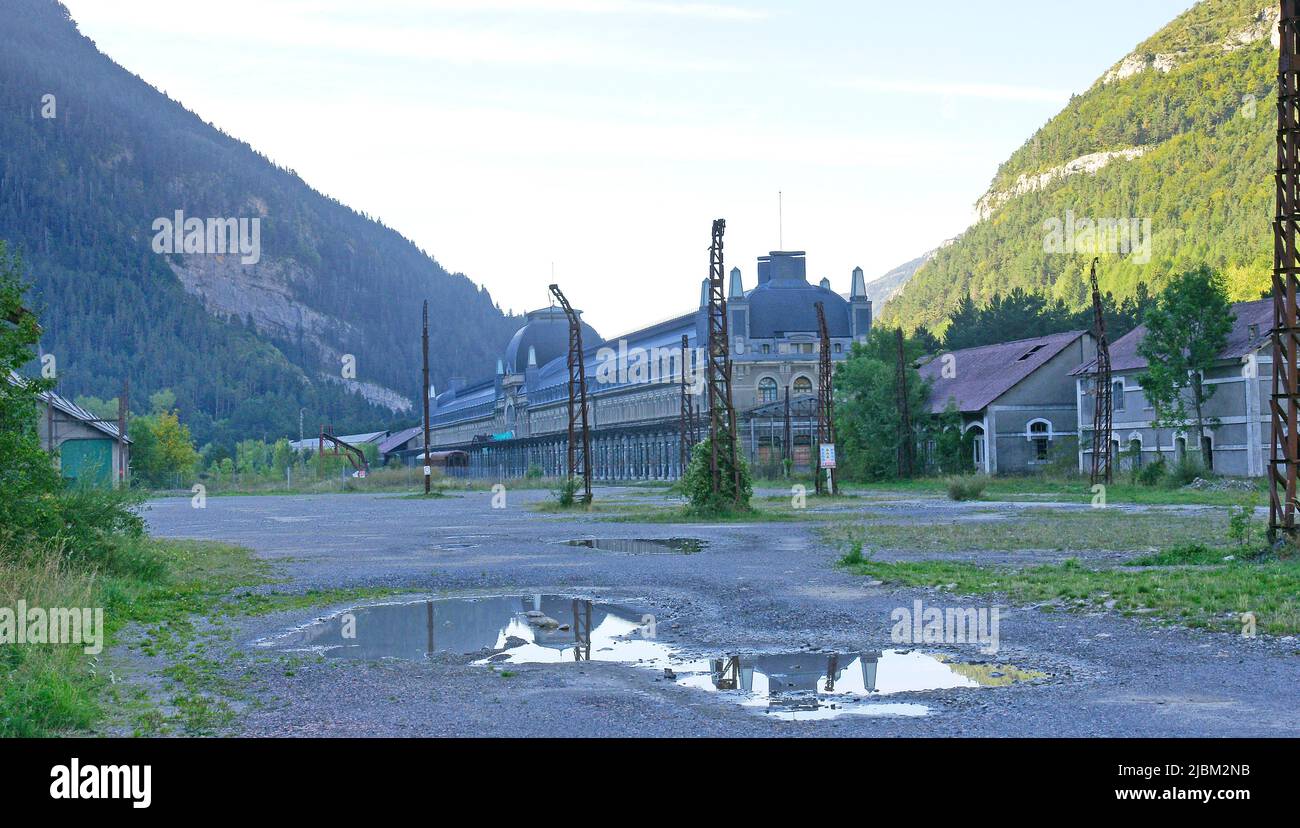old Canfranc station, Huesca, Aragon, Spain, Europe Stock Photo - Alamy