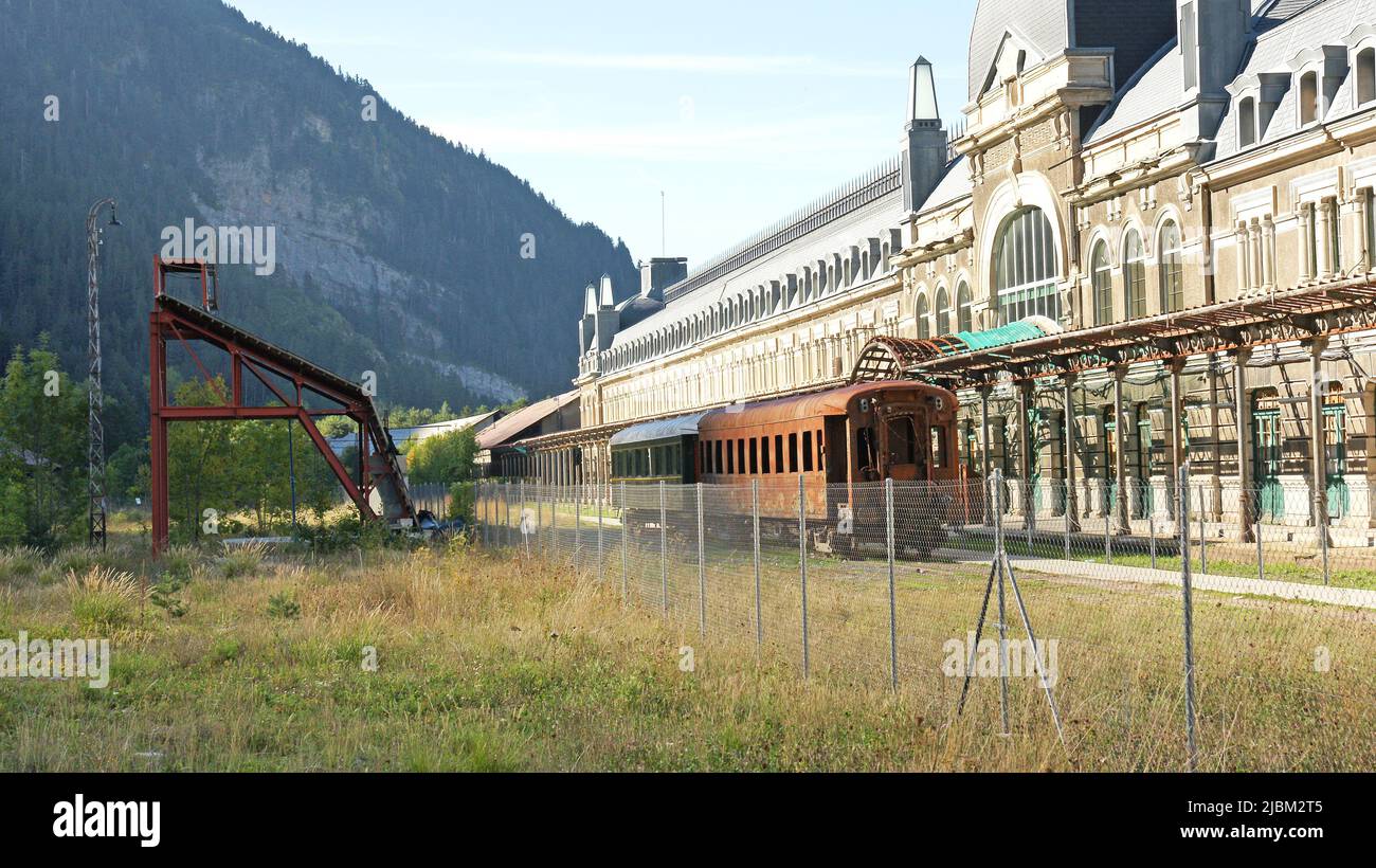 old Canfranc station, Huesca, Aragon, Spain, Europe Stock Photo - Alamy