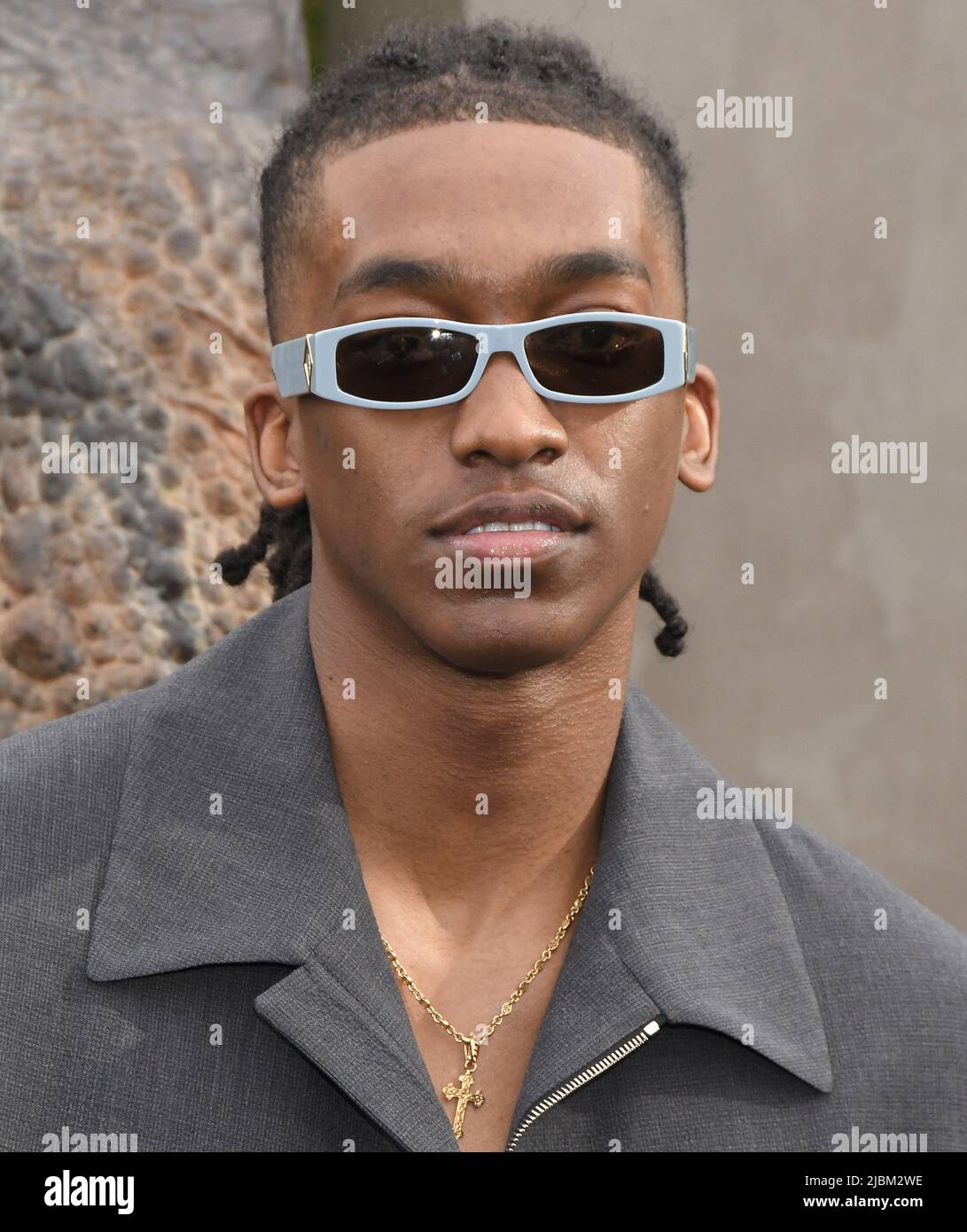 Terance Mann arrives at the Universal Pictures' JURASSIC WORLD DOMINION ...