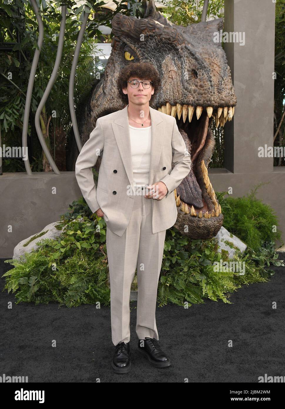 Reece Feldman arrives at the Universal Pictures' JURASSIC WORLD ...