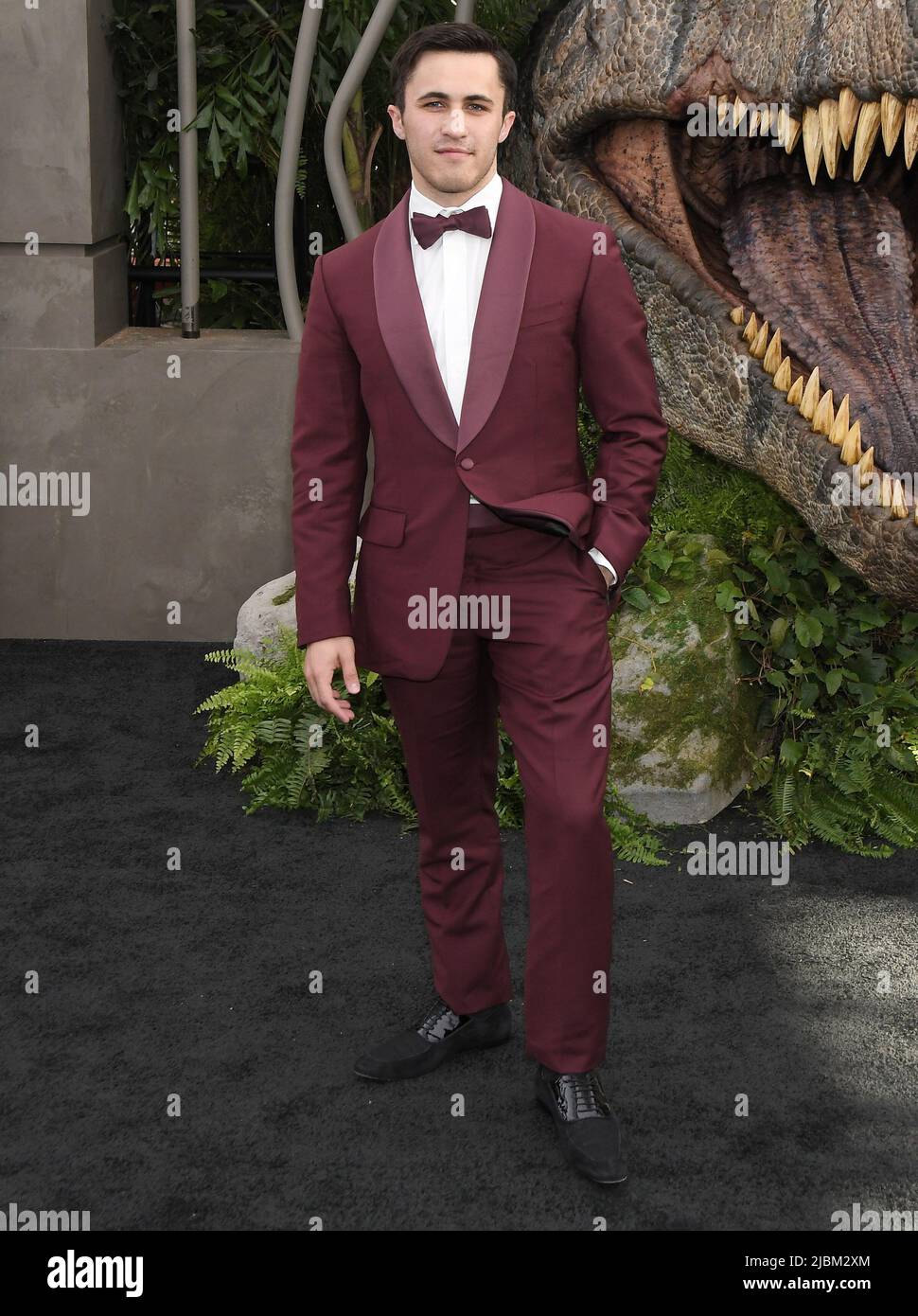 Chris Olsen arrives at the Universal Pictures' JURASSIC WORLD DOMINION ...