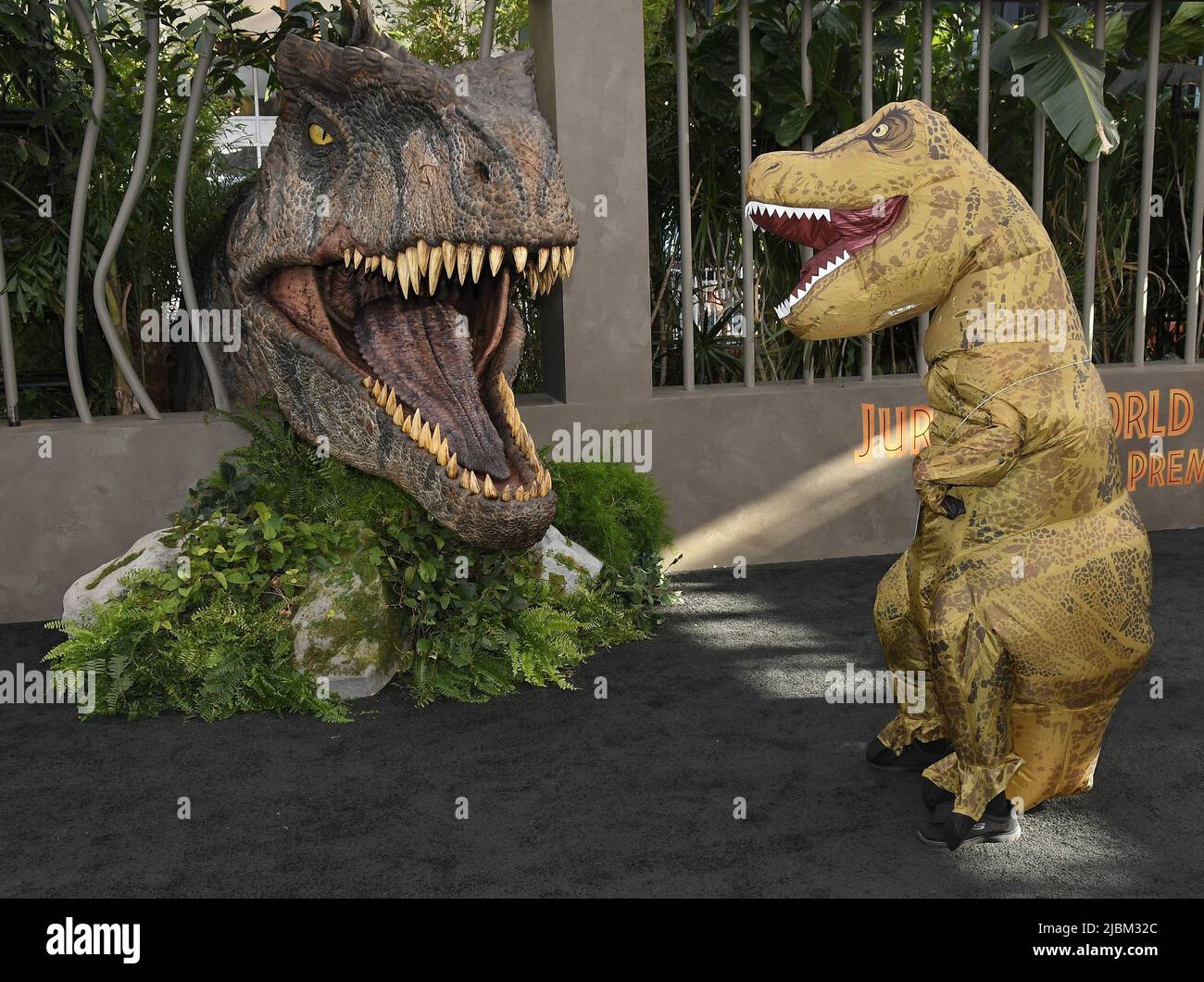 Rexy arrives at the Universal Pictures' JURASSIC WORLD DOMINION ...