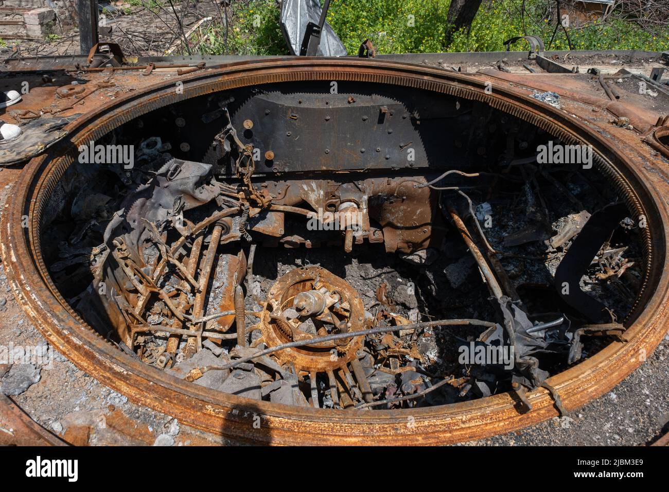 Burnt out tank hi-res stock photography and images - Alamy