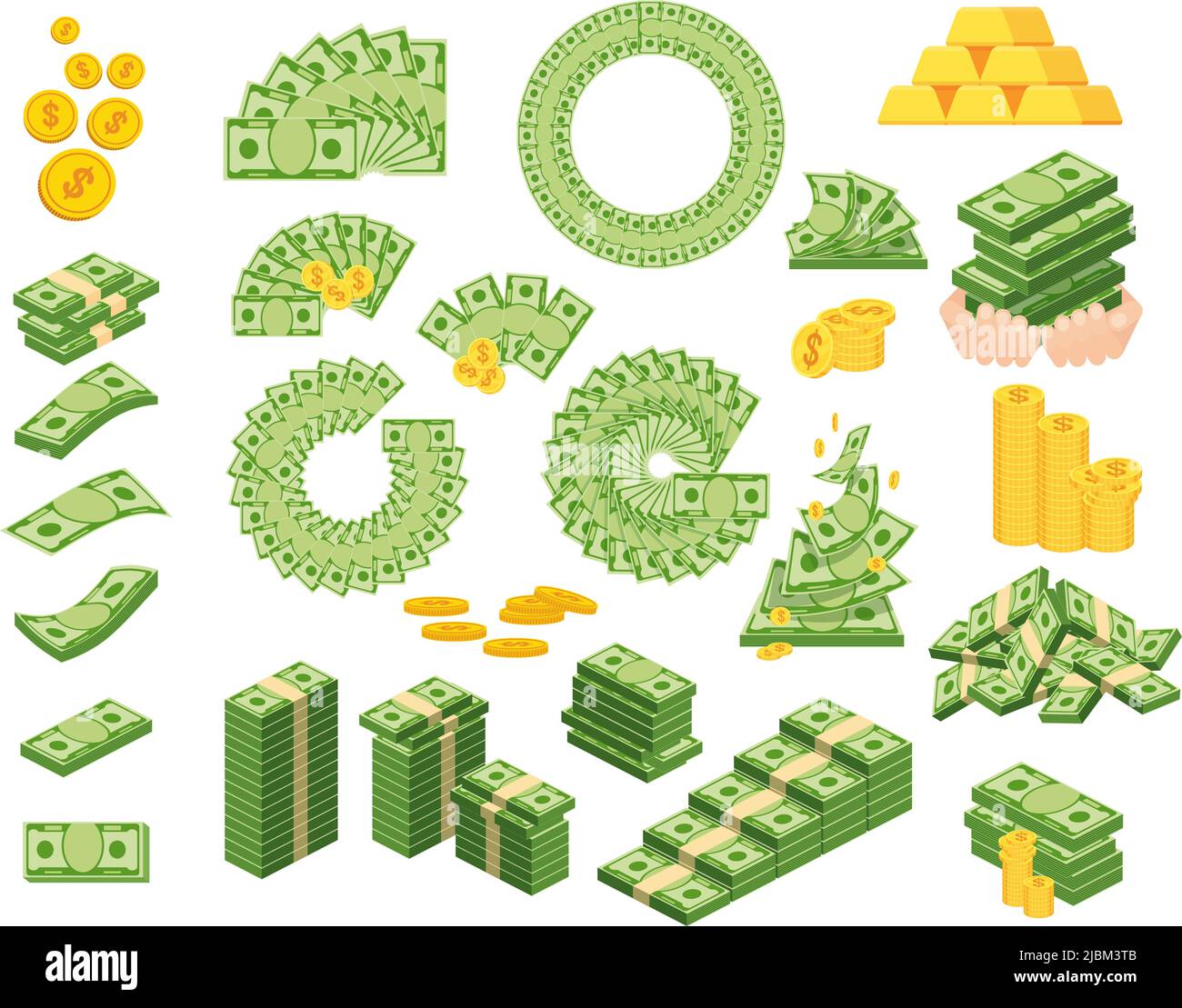 Bundle of bank notes Stock Vector Images - Alamy