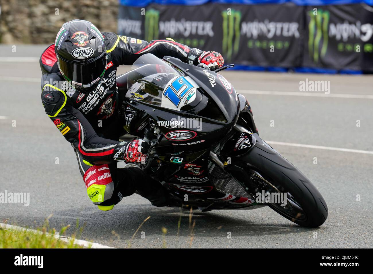 Douglas, Isle Of Man. 19th Jan, 2022. Brian McCormack (765 Triumph ...