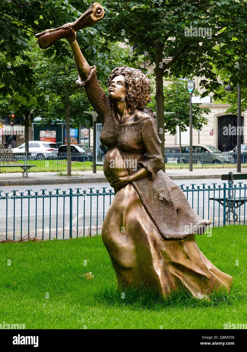 Solitude statue, emblematic heroine in the fight against slavery in ...