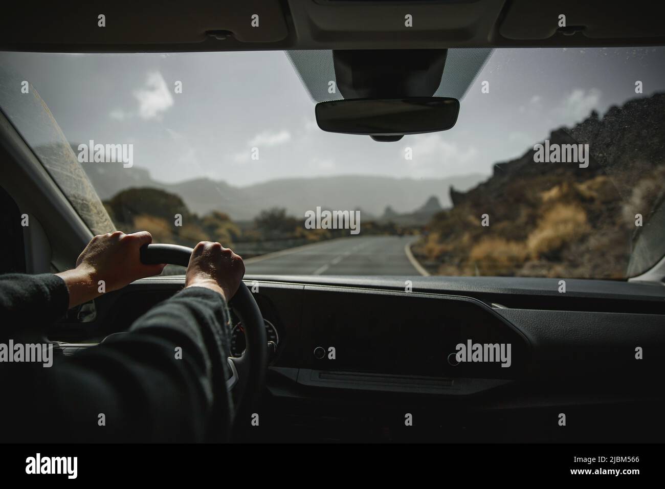 View from cab mirror hi-res stock photography and images - Alamy
