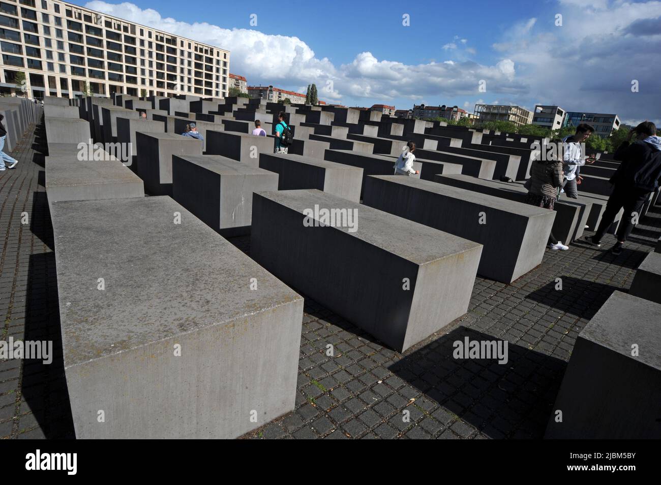 Jewish holocaust memorial, Berlin Stock Photo - Alamy