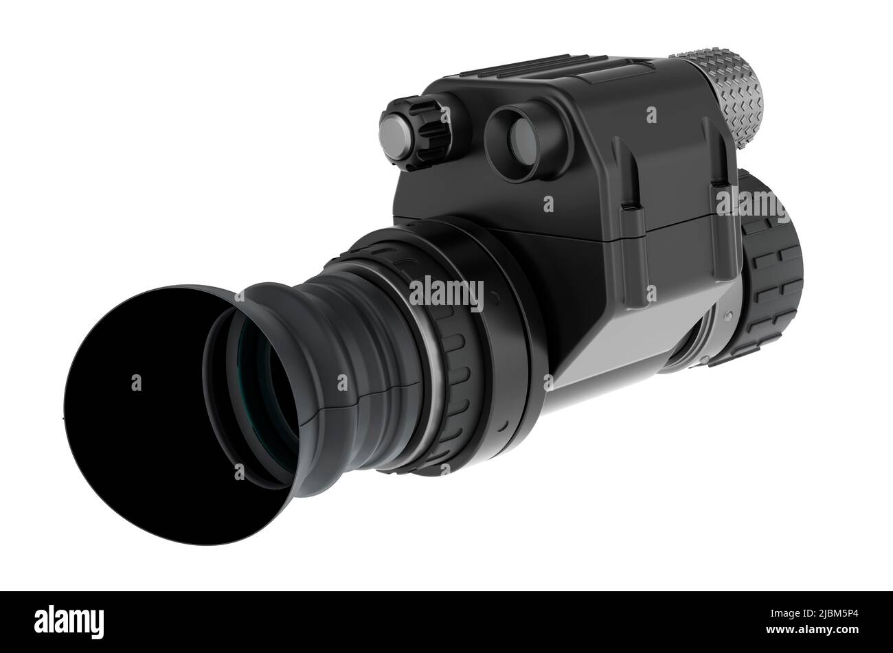 Night Vision Monocular with Digital Infrared System, 3D rendering ...