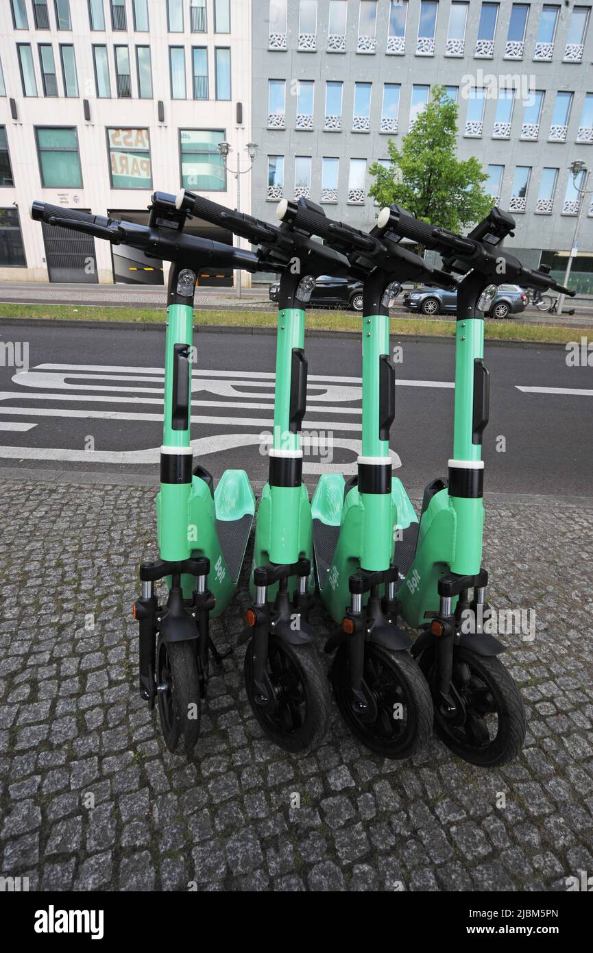 Bolt electric scooter, Berlin Stock Photo - Alamy