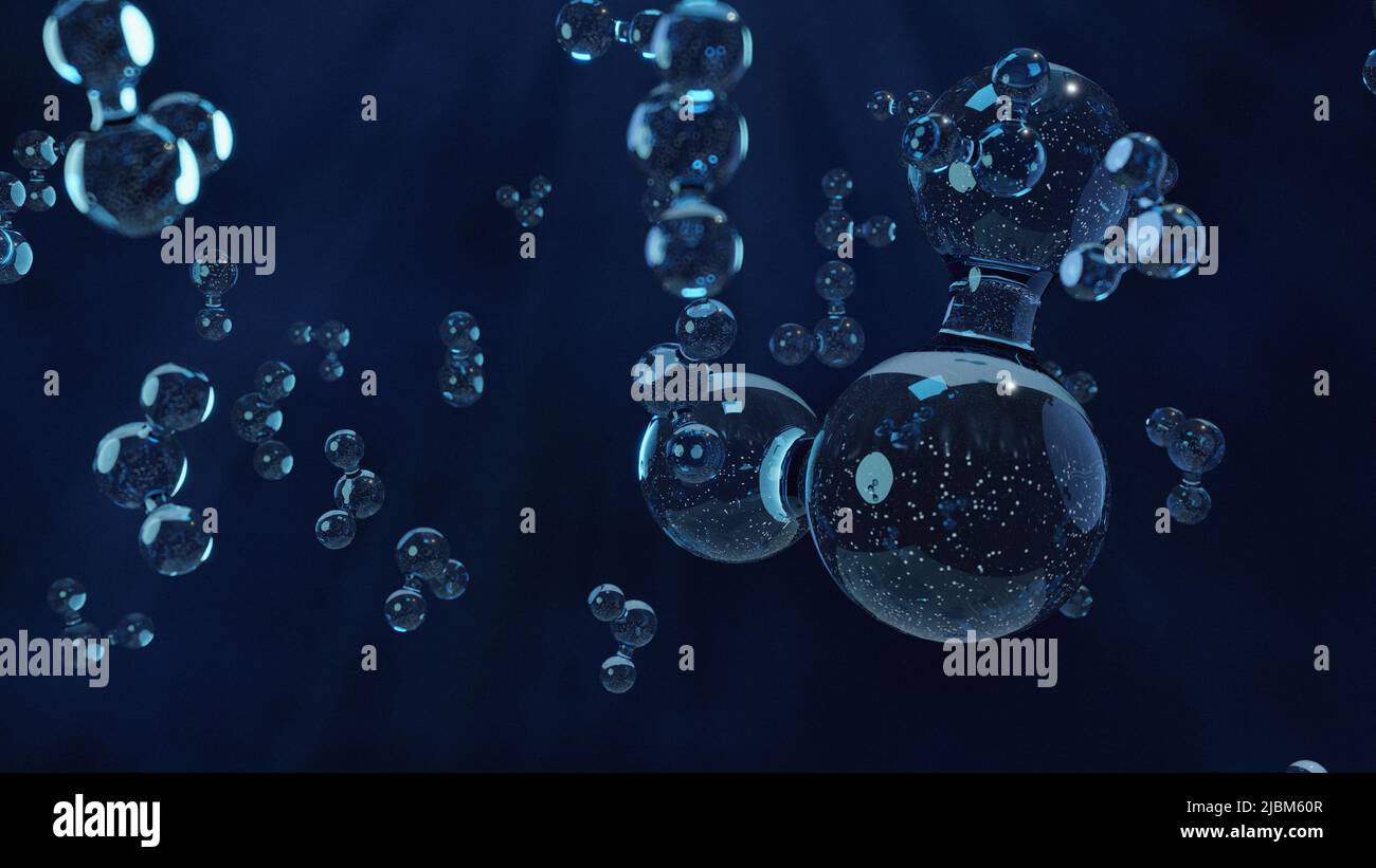 Liquid bubble, Molecule Water Liquid Bubble 3d Render Stock Photo - Alamy