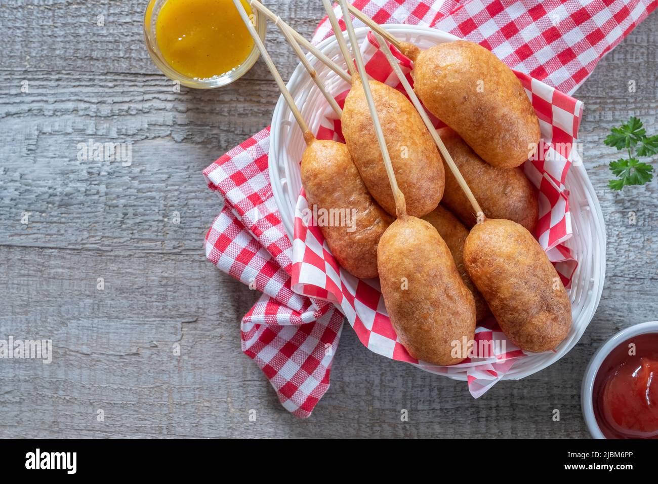 American corn dog hi-res stock photography and images - Alamy