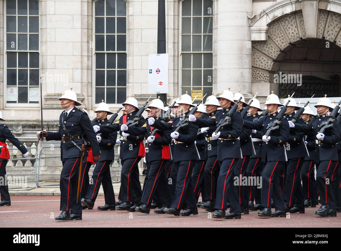 London, UK, 5th Jun 2022, Platinum Jubilee Pageant along the Mall ...
