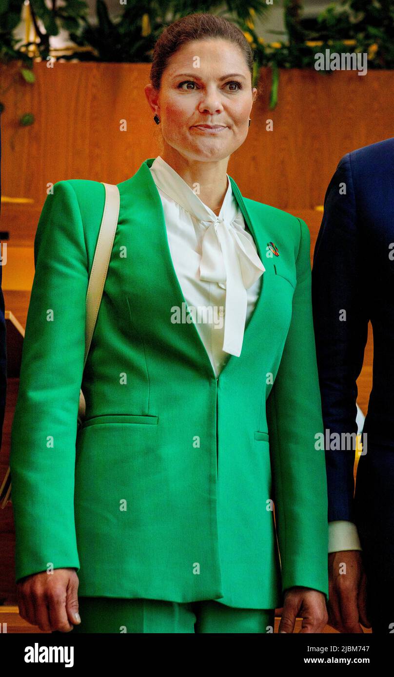 Amsterdam, Niederlande. 07th June, 2022. Crown Princess Victoria of ...