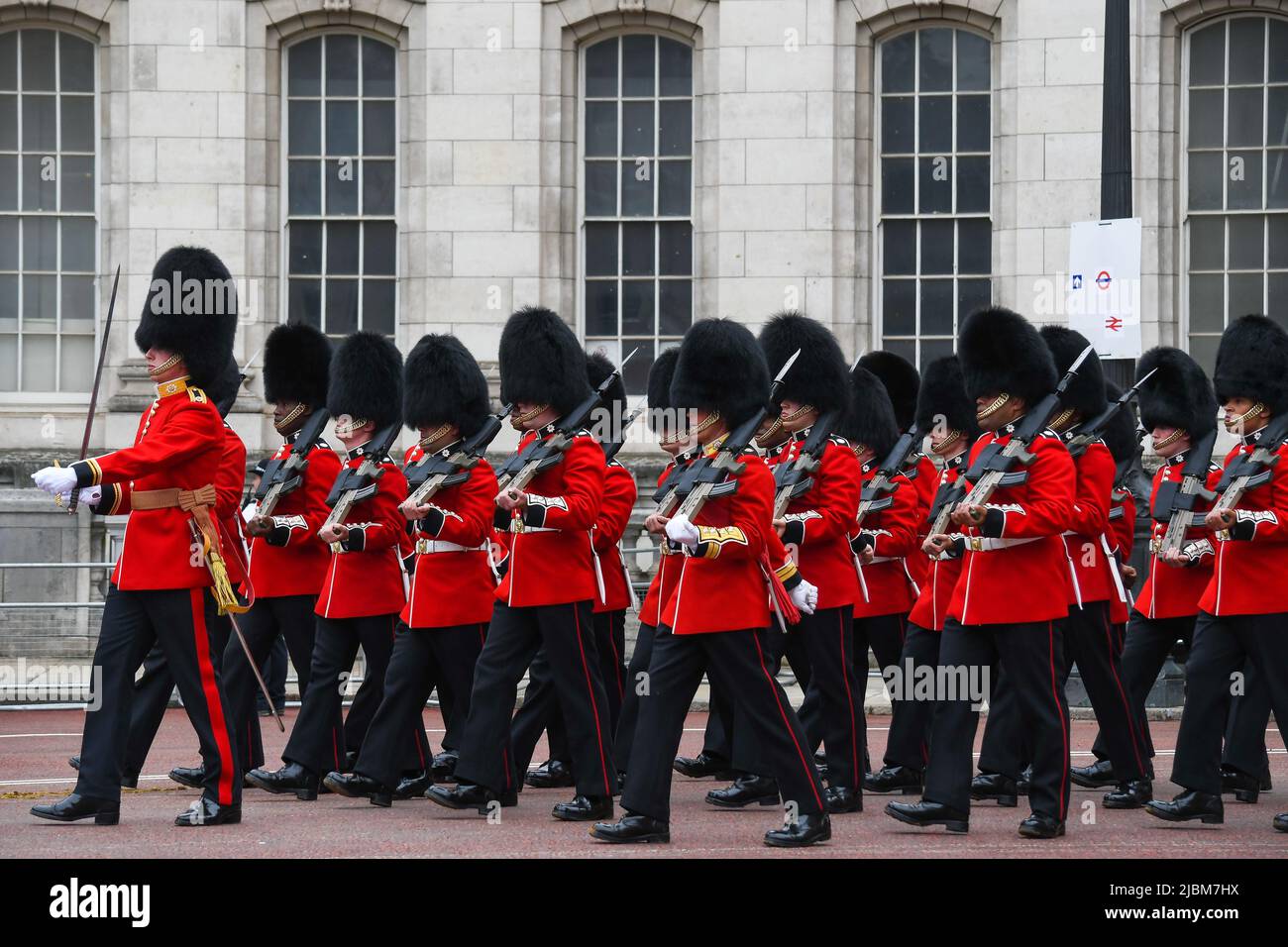 London, UK, 5th Jun 2022, Platinum Jubilee Pageant along the Mall ...