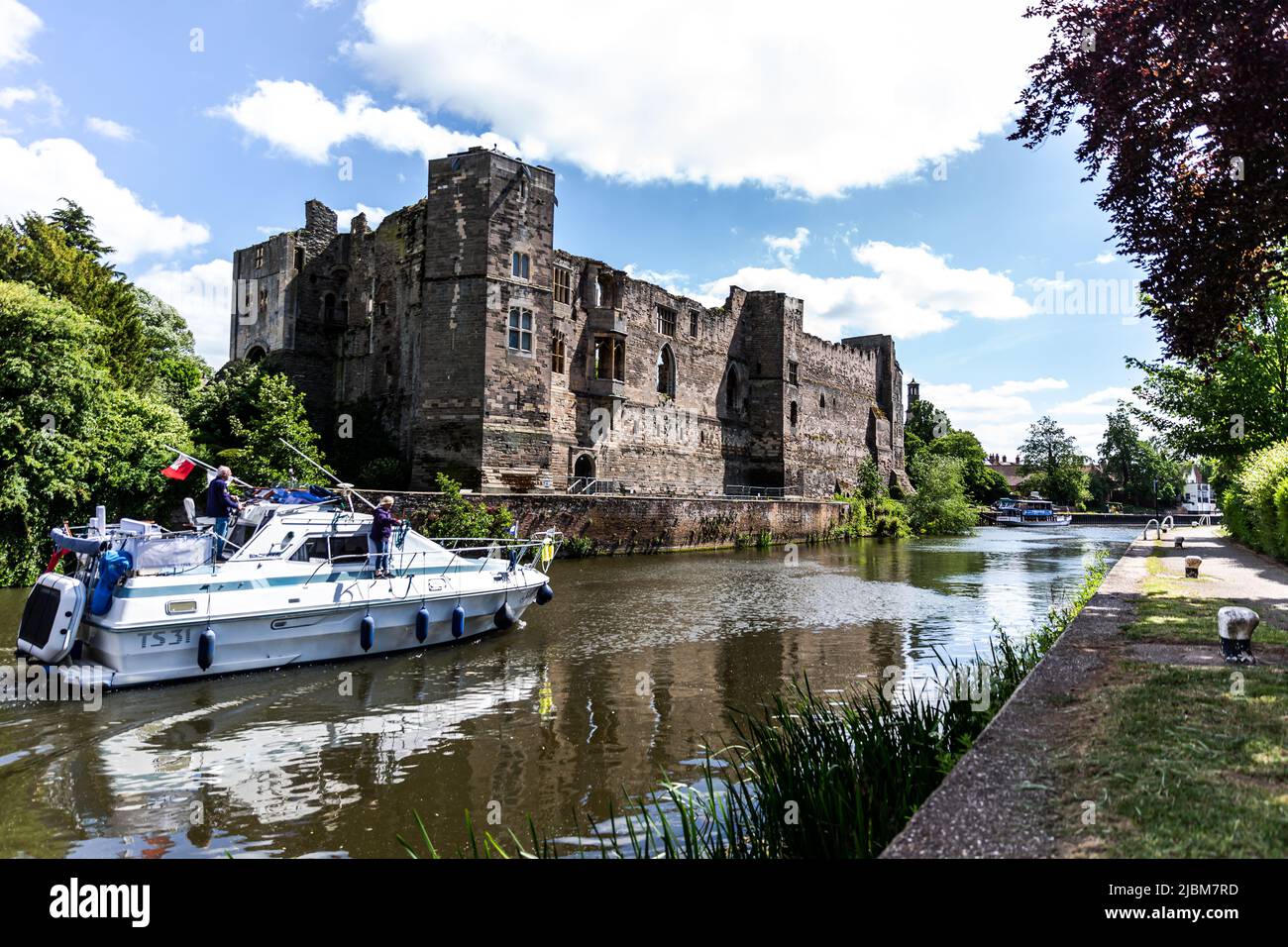 Medieval Gothic castle in Newark on Trent, near Nottingham ...