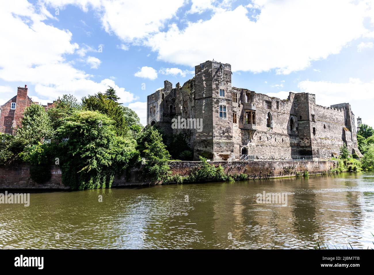 Medieval Gothic castle in Newark on Trent, near Nottingham ...