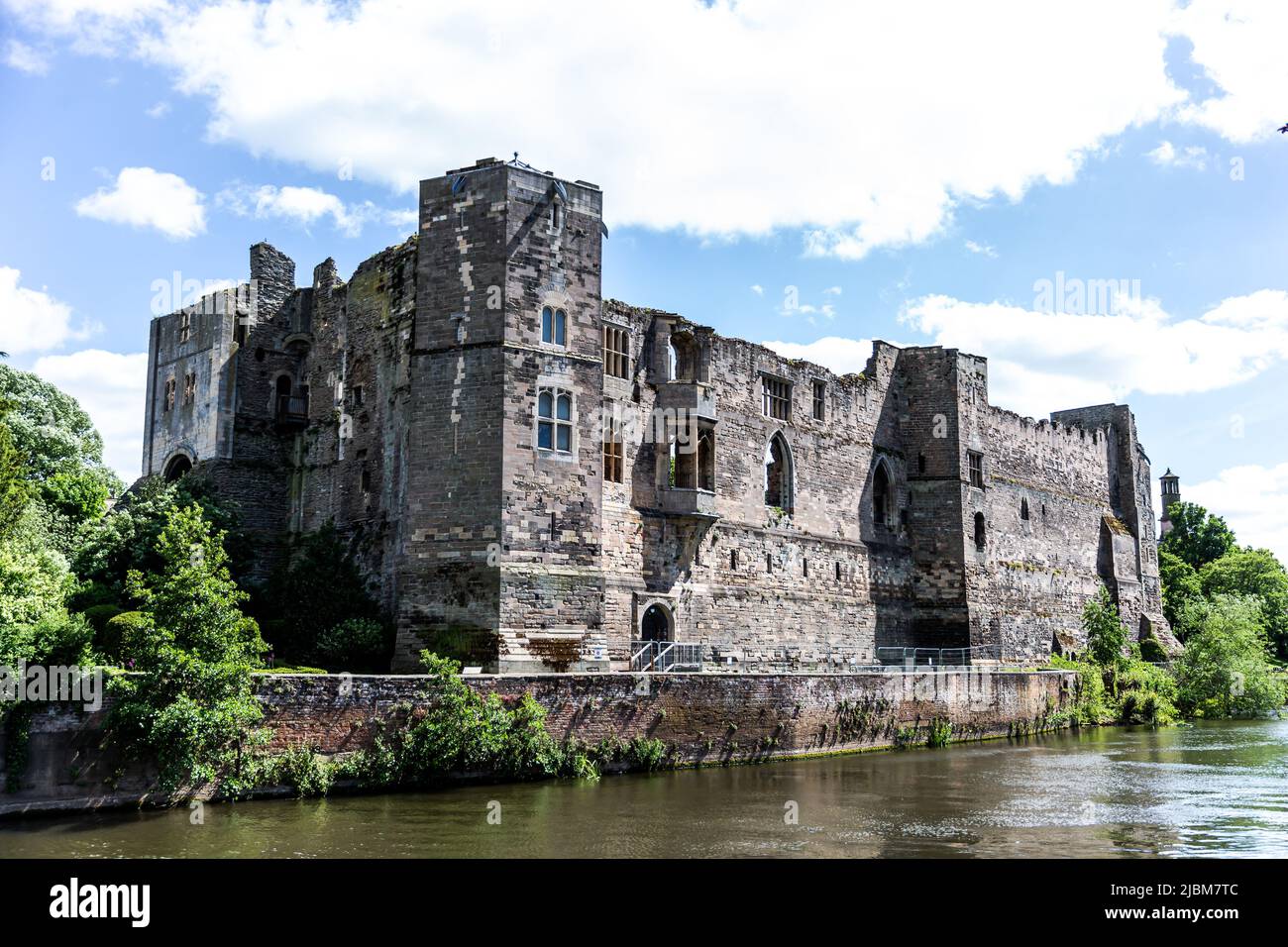 Medieval Gothic castle in Newark on Trent, near Nottingham ...