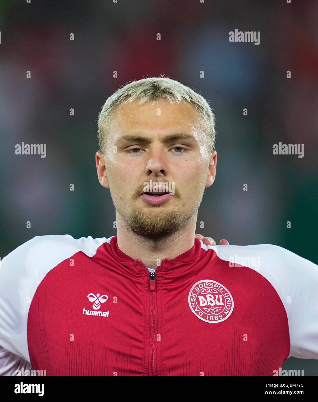 Ernst-Happel Stadium, Vienna, Austria. 6th June, 2022. Victor Nelsson ...