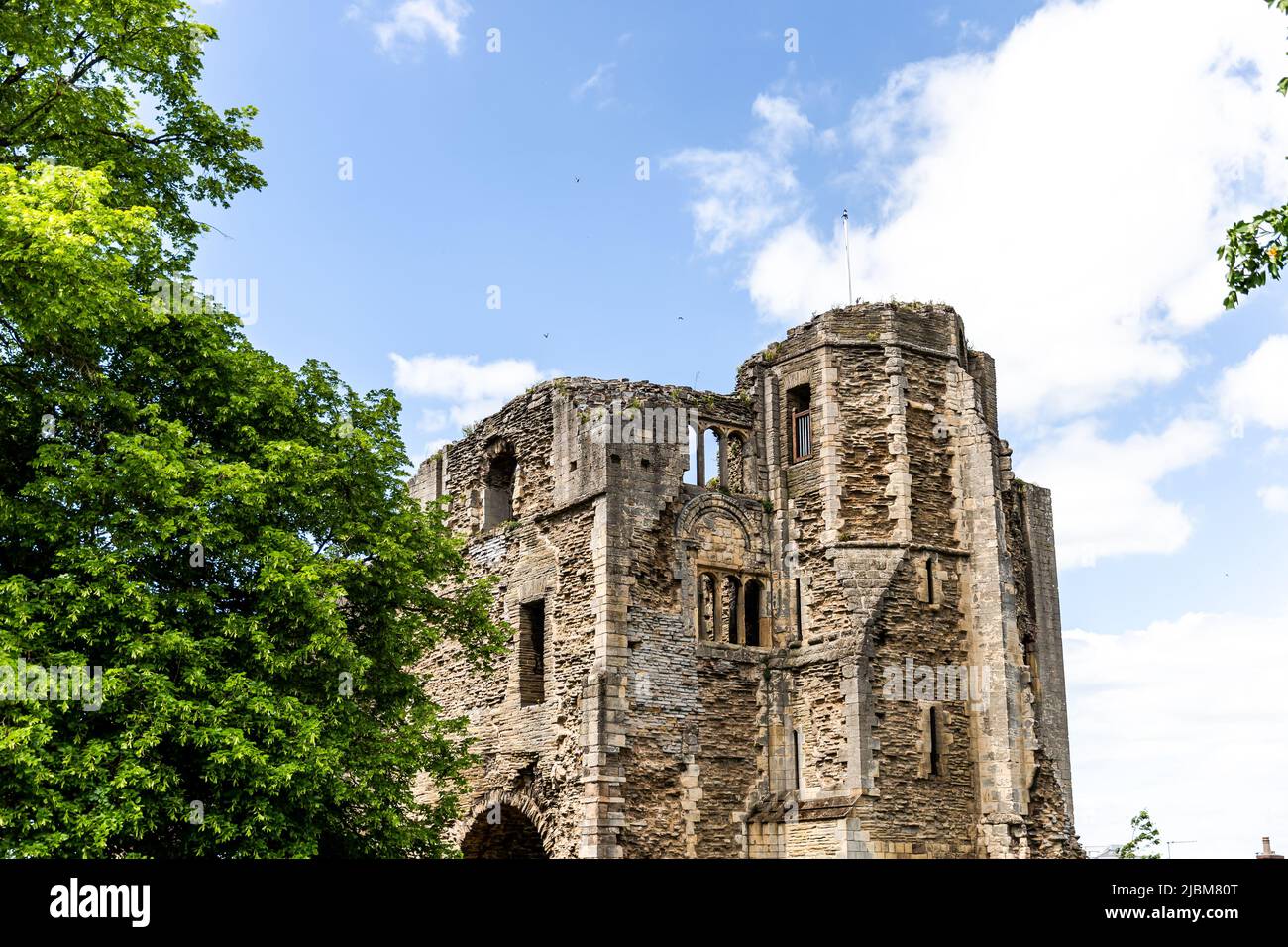 Medieval Gothic castle in Newark on Trent, near Nottingham ...