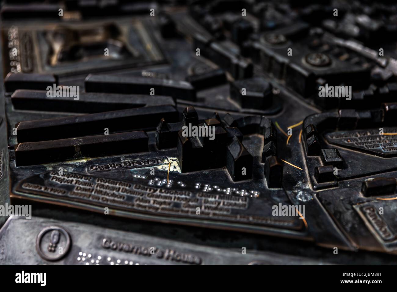 Old map of newark nottinghamshire hi-res stock photography and images ...