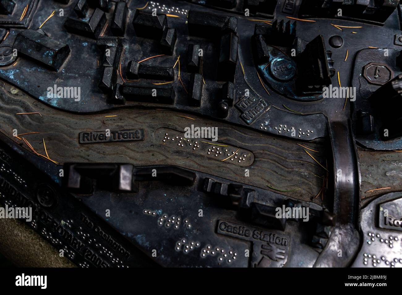 Map of the river trent uk hi-res stock photography and images - Alamy