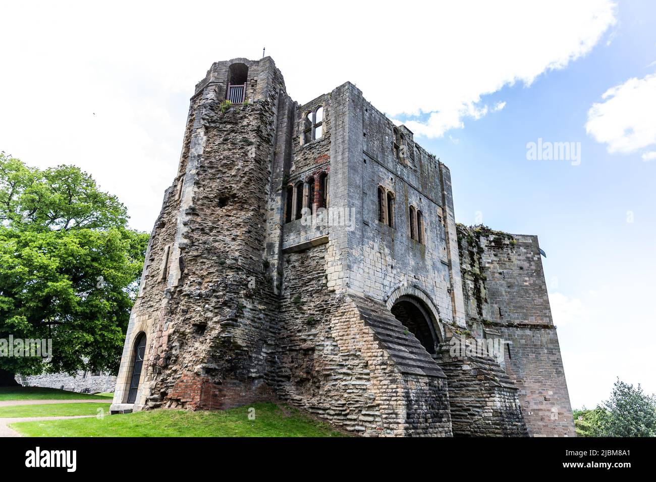 Medieval Gothic castle in Newark on Trent, near Nottingham ...