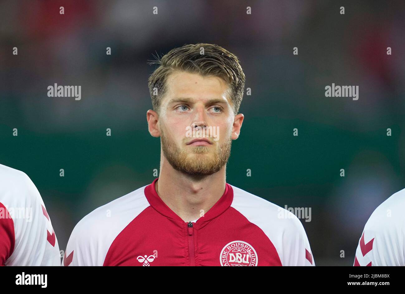 Ernst-Happel Stadium, Vienna, Austria. 6th June, 2022. Mathias Jensen ...