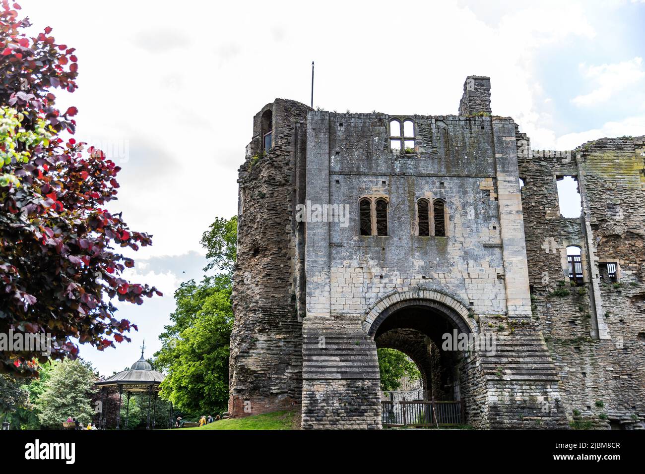 Medieval Gothic castle in Newark on Trent, near Nottingham ...