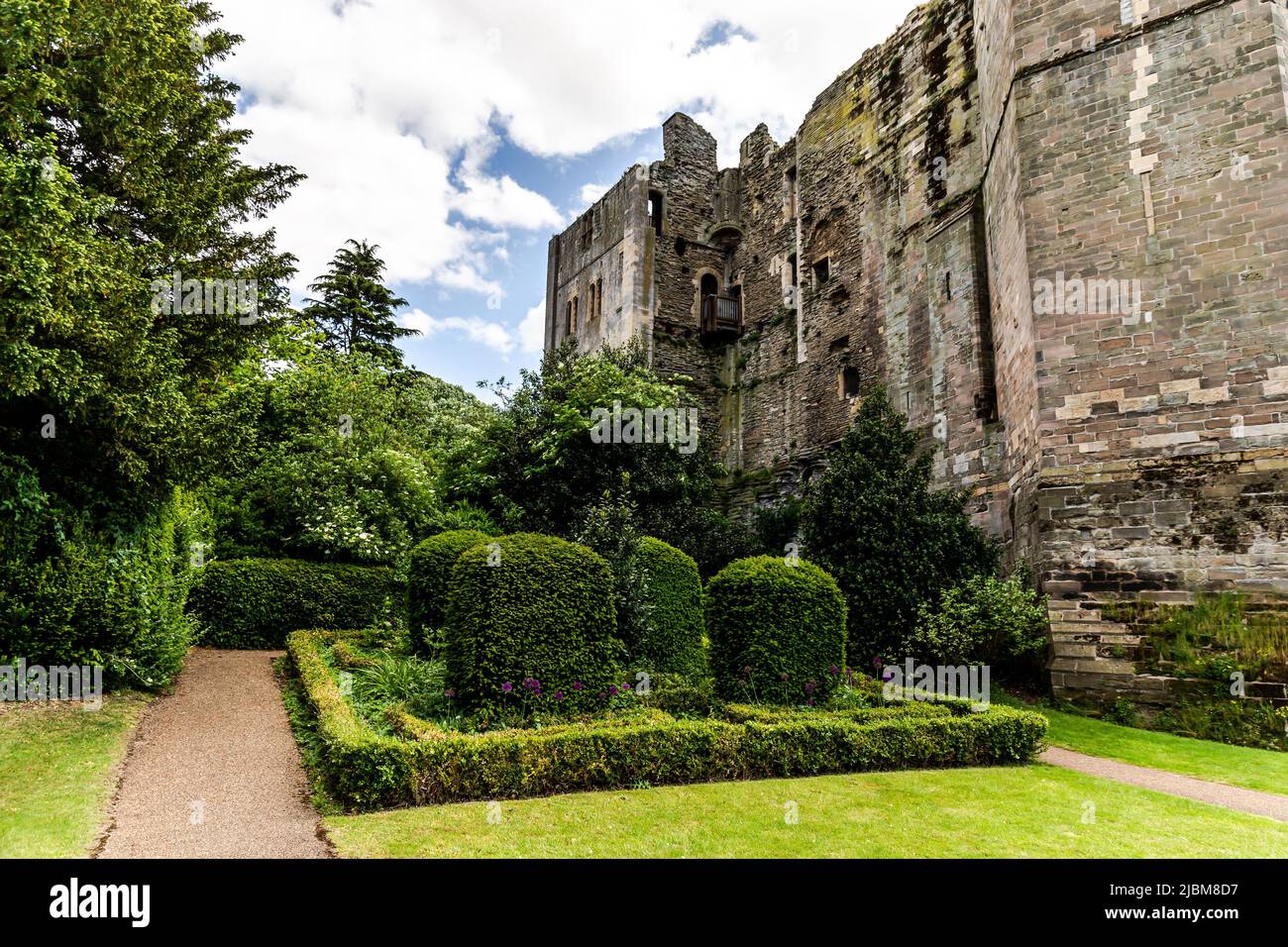 Medieval Gothic castle in Newark on Trent, near Nottingham ...