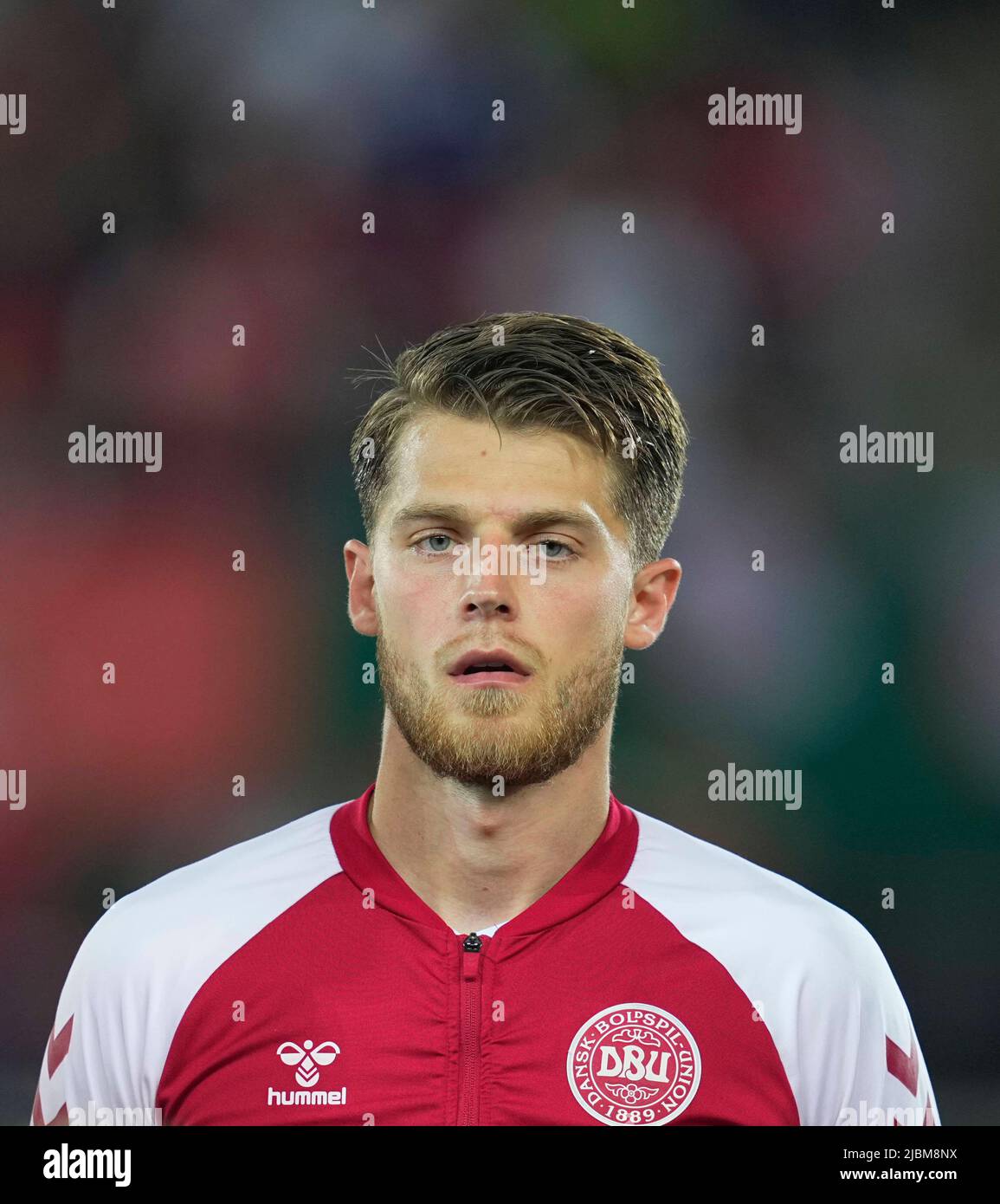 Ernst-Happel Stadium, Vienna, Austria. 6th June, 2022. Mathias Jensen ...