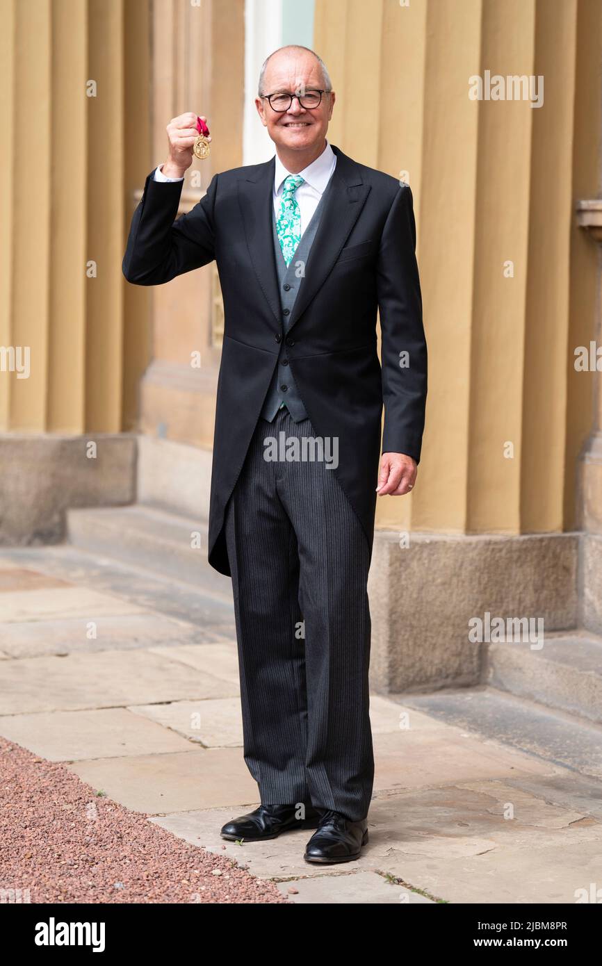 Sir Patrick Vallance after he was made a Knight Commander during an ...