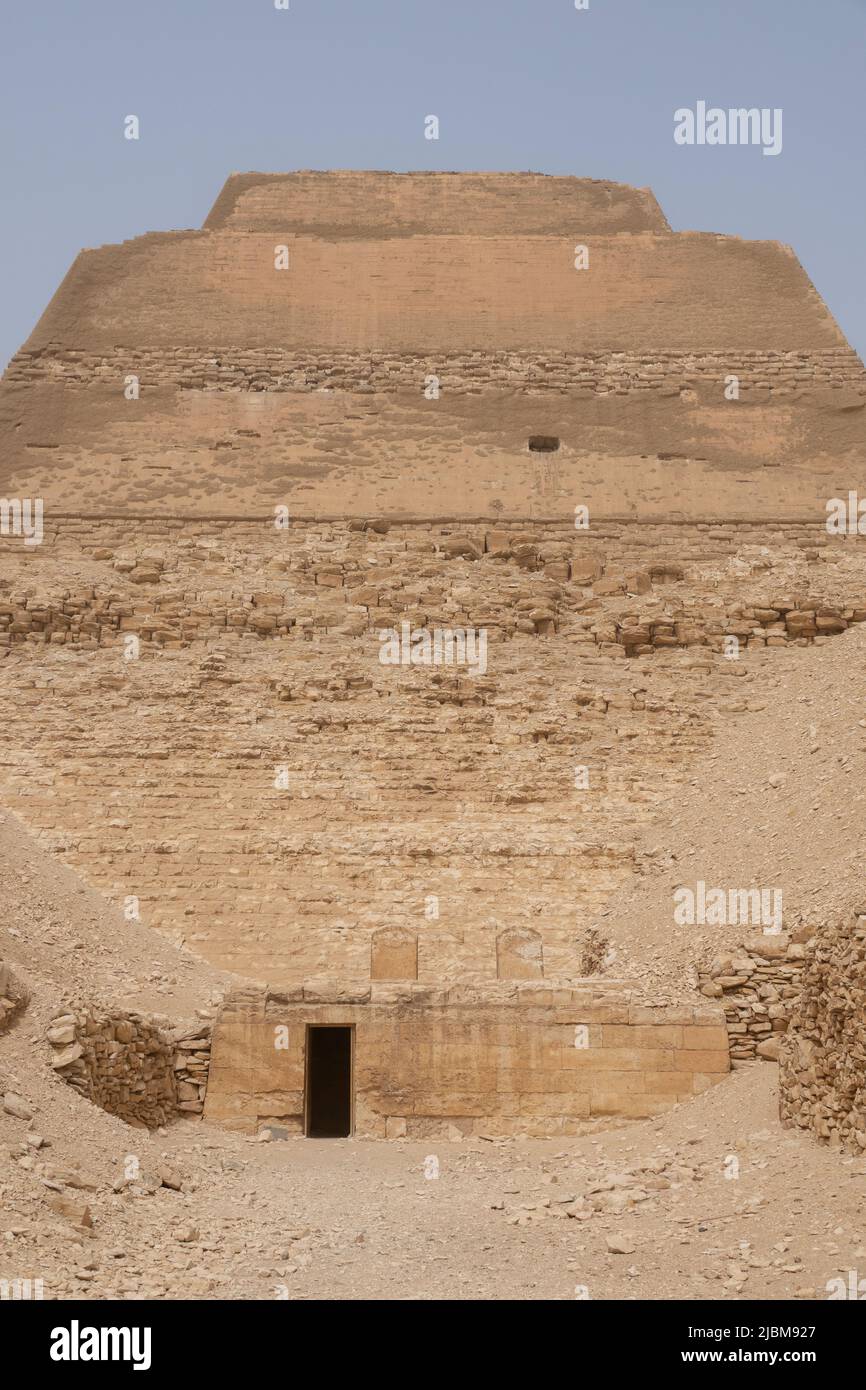 The Pyramid temple on East face of the Meidum Pyramid Known as the ...
