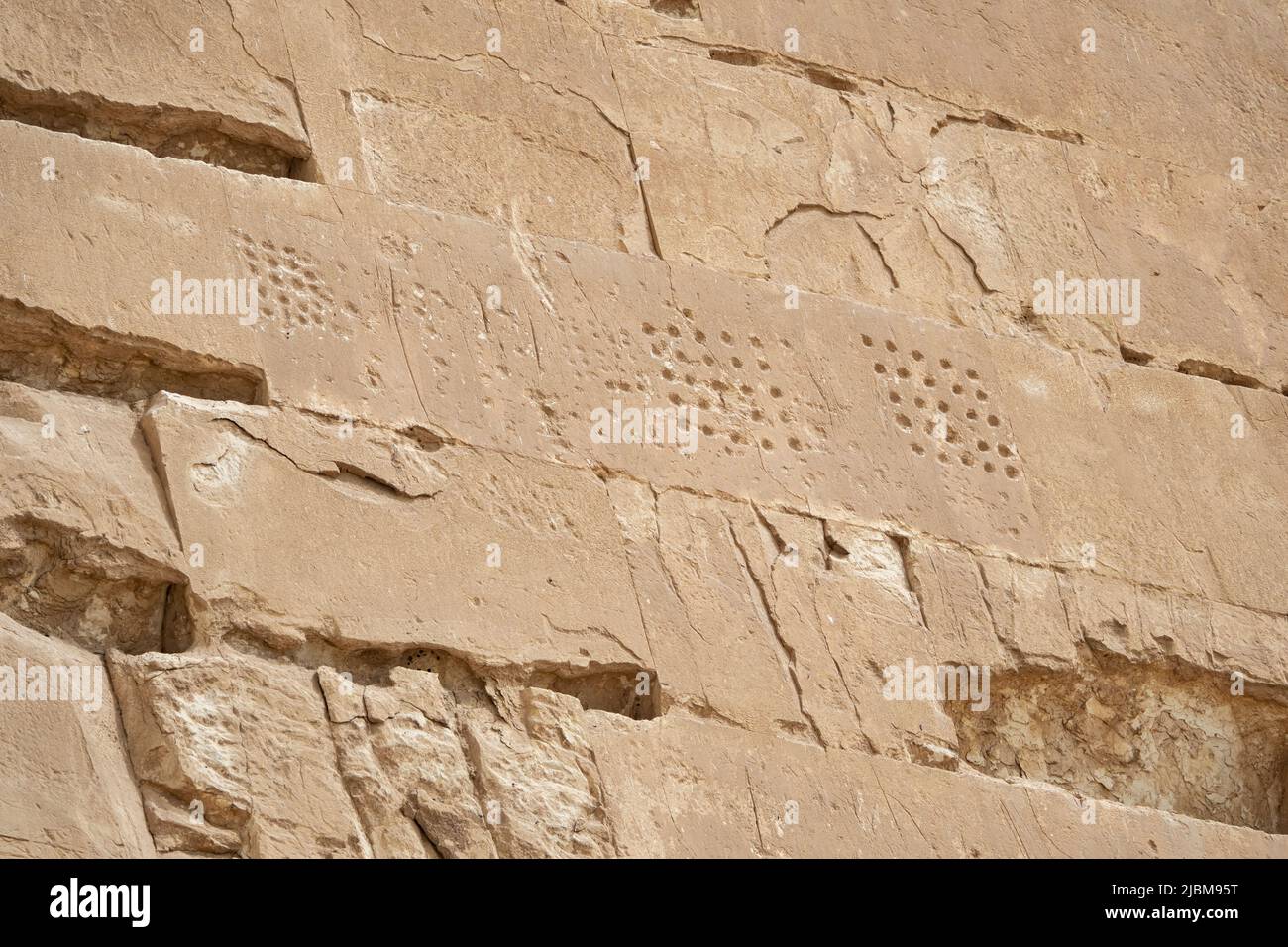 Gaming boards on blocks at the Meidum Pyramid Known as the ‘Collapsed ...