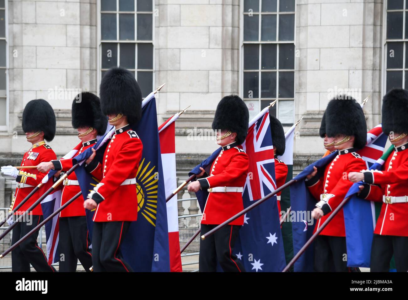 London, UK, 5th Jun 2022, Platinum Jubilee Pageant along the Mall ...