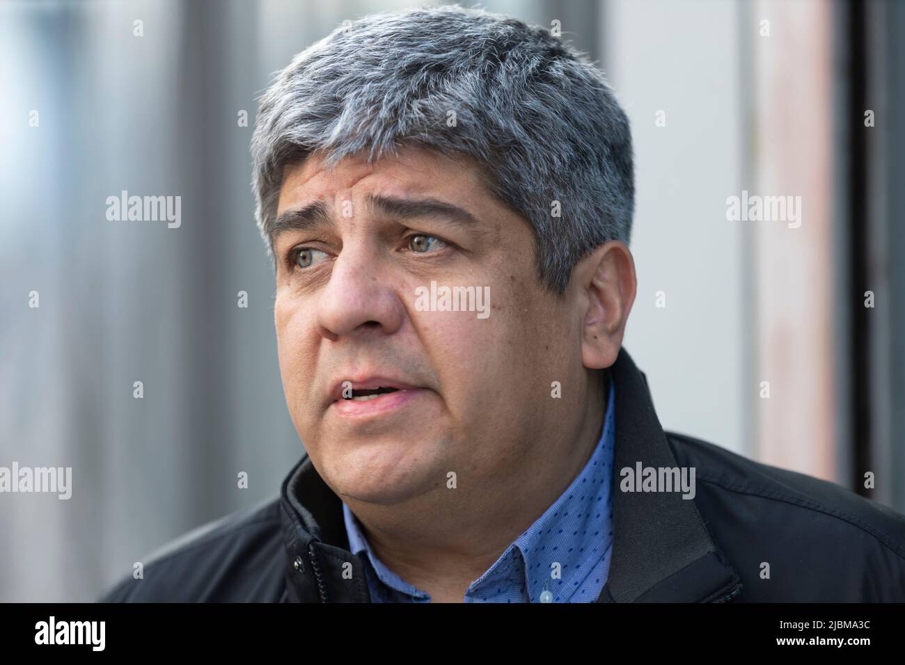 Buenos Aires, Argentina, 6th June 2022. Pablo Moyano, Deputy Secretary ...