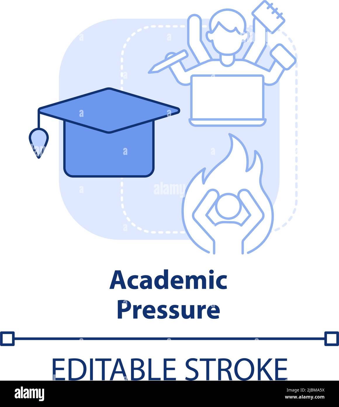 Knowledge pressure Stock Vector Images - Alamy